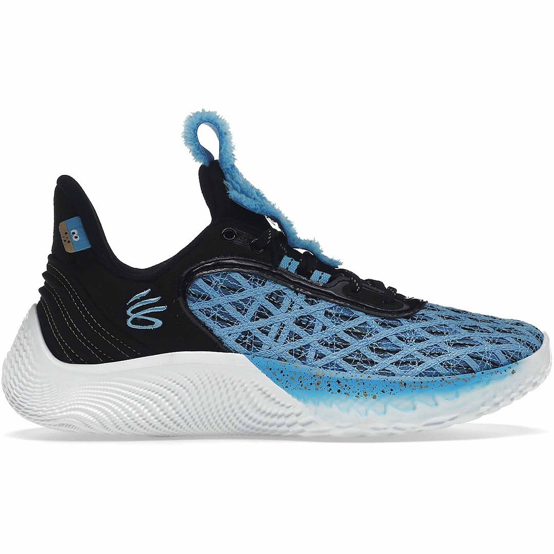 Under Armour Curry Flow 9 Sesame Street Blue Kids Trainers