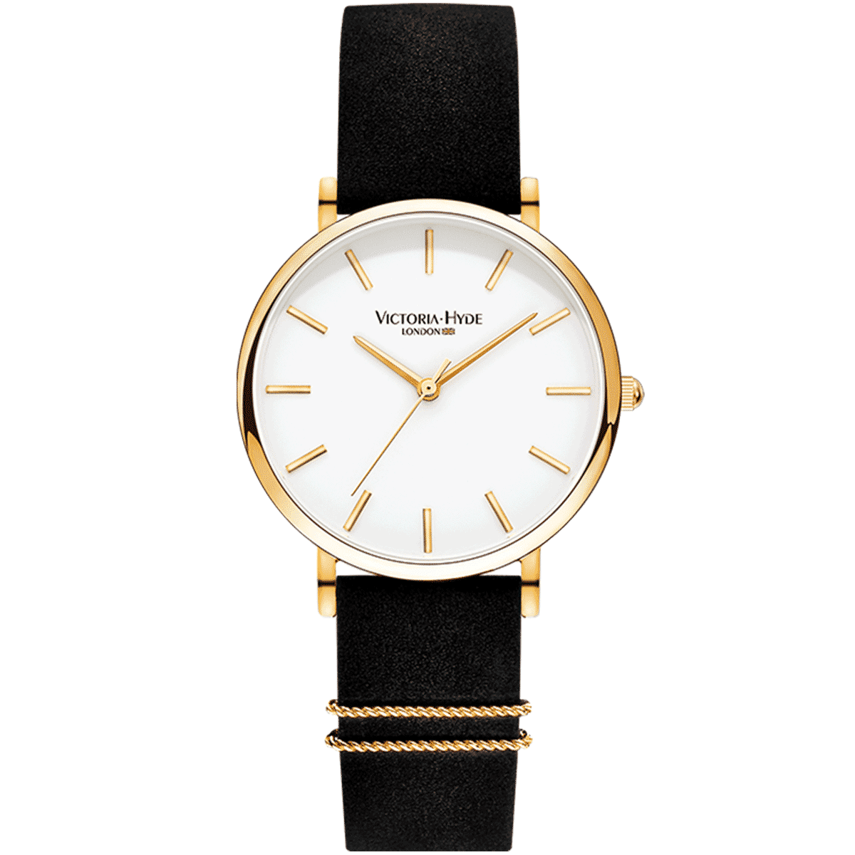 VICTORIA HYDE Watch Seven Sisters Classic Leather, black white