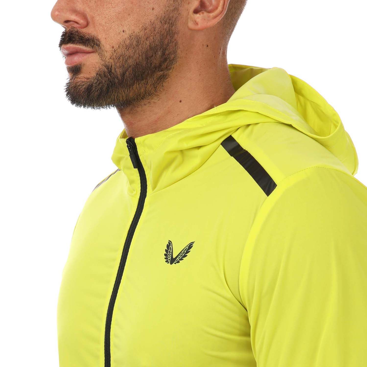 Men's Castore Carlos Jacket in Yellow