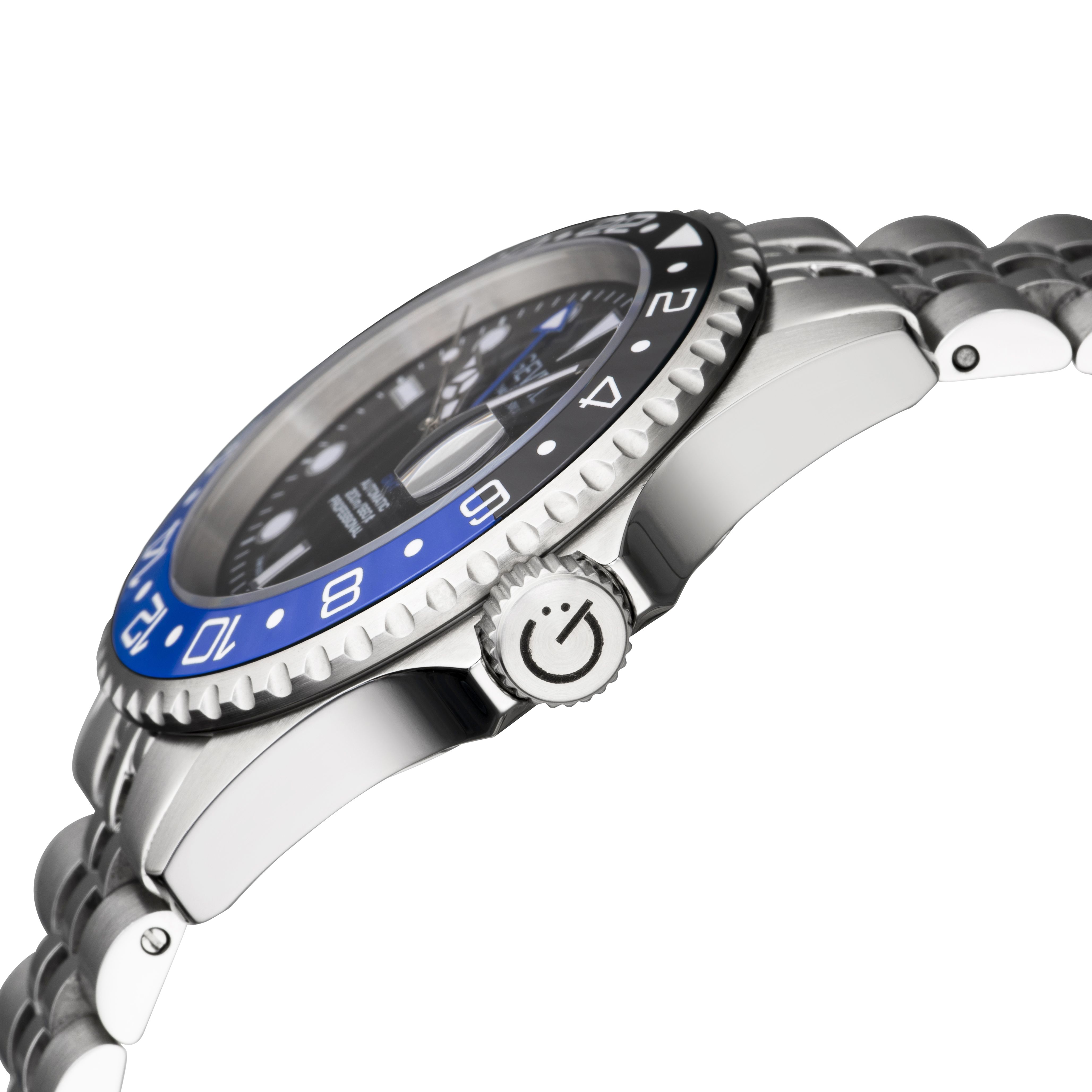 Gevril Men's Wall Street 4953B Swiss Automatic GMT, SW330 Stainless ...