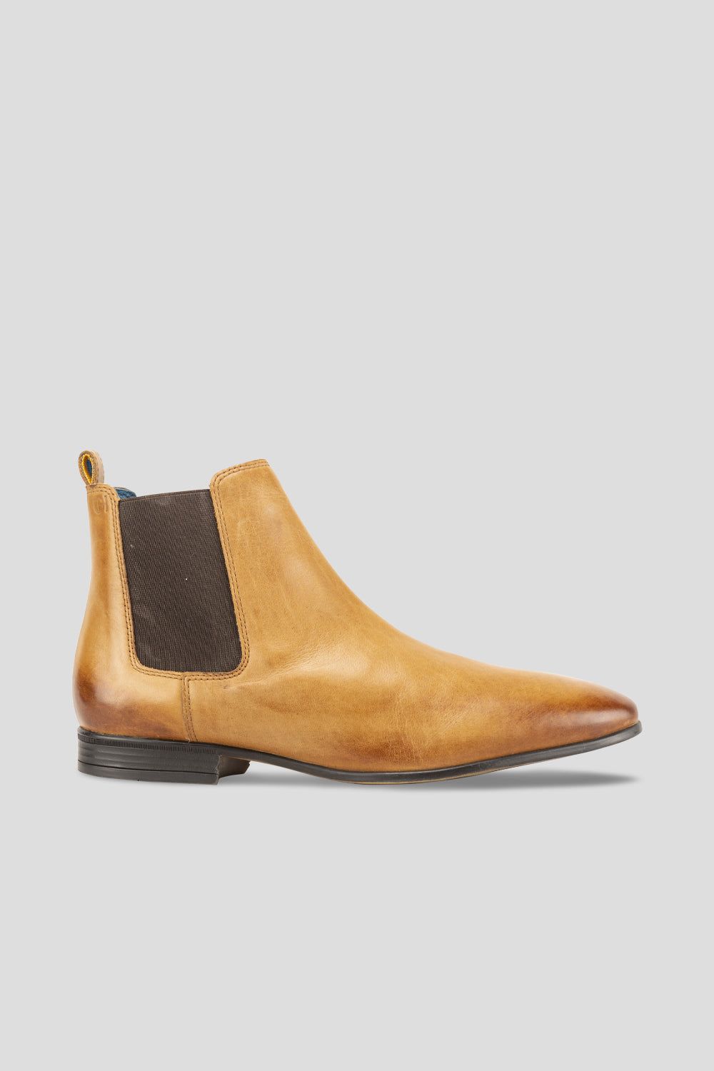Darwin Tan Leather Chelsea Boots
