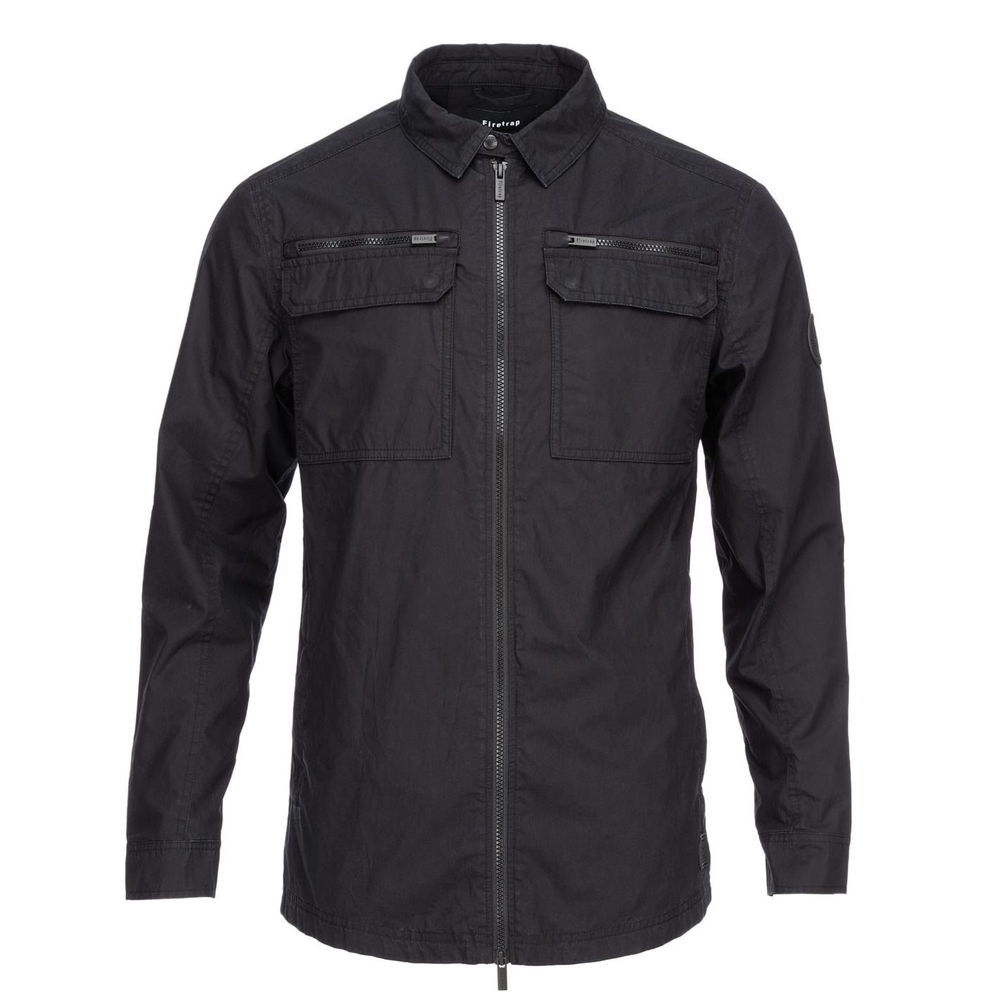 Firetrap Mens Zip Overshirt
