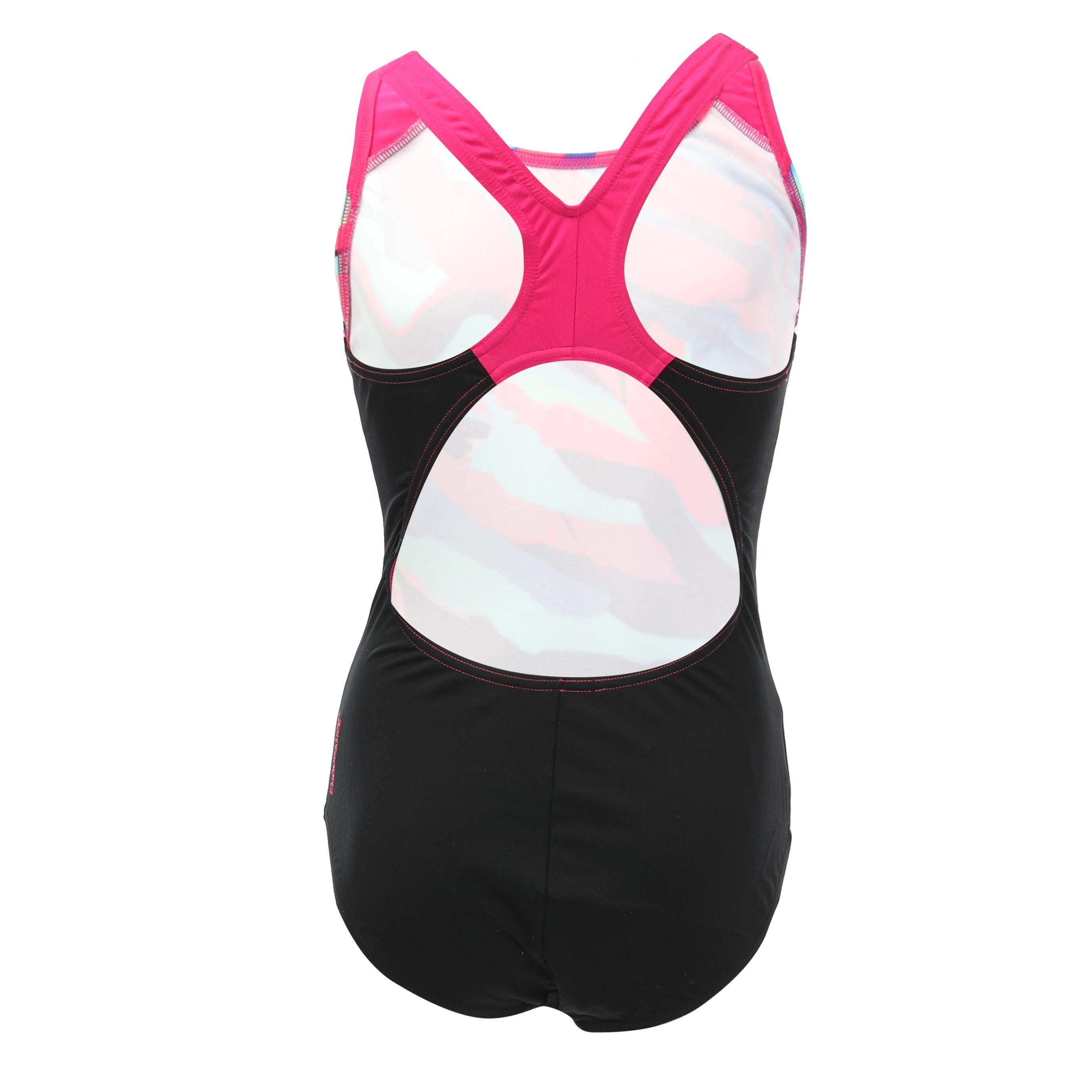 Girl's Speedo Girl's Digital Placement Splashback Swimsuit in Multicolour