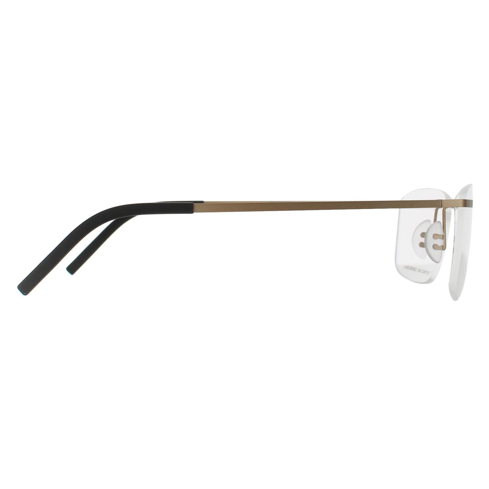 Porsche Design Rimless Mens Gold Glasses Frames