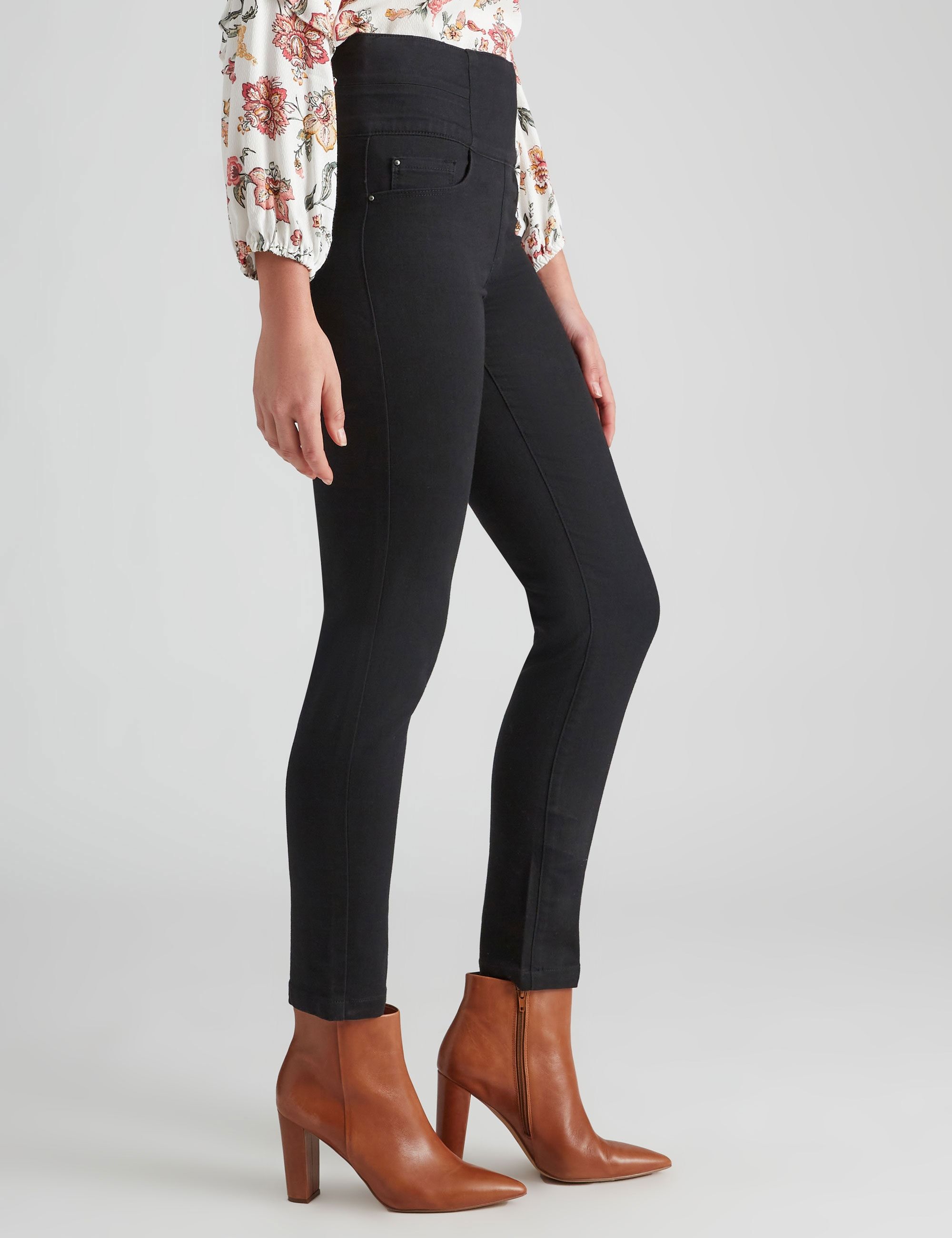 Womens Katies Full Length Denim Shape & Curve Jeans Black