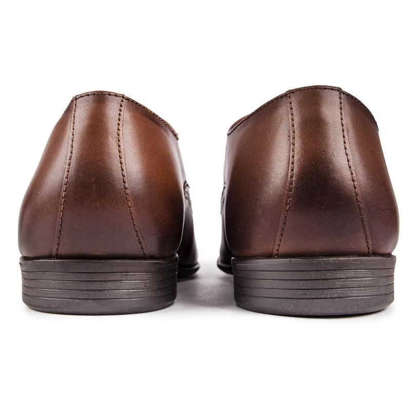 Men's Lambretta Ben Leather Derby Shoes in Tan