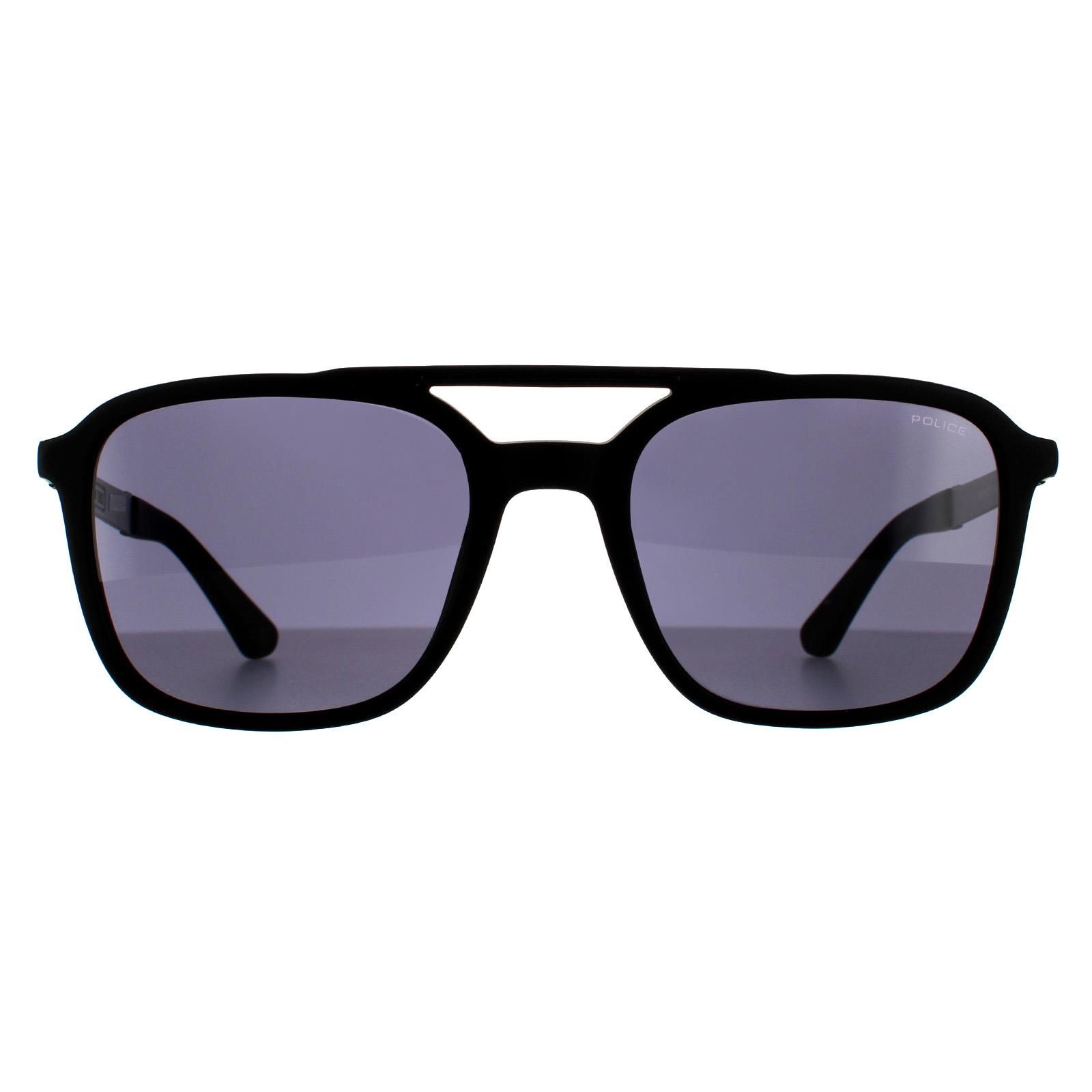 Police Aviator Unisex Matte Black Grey 90041091