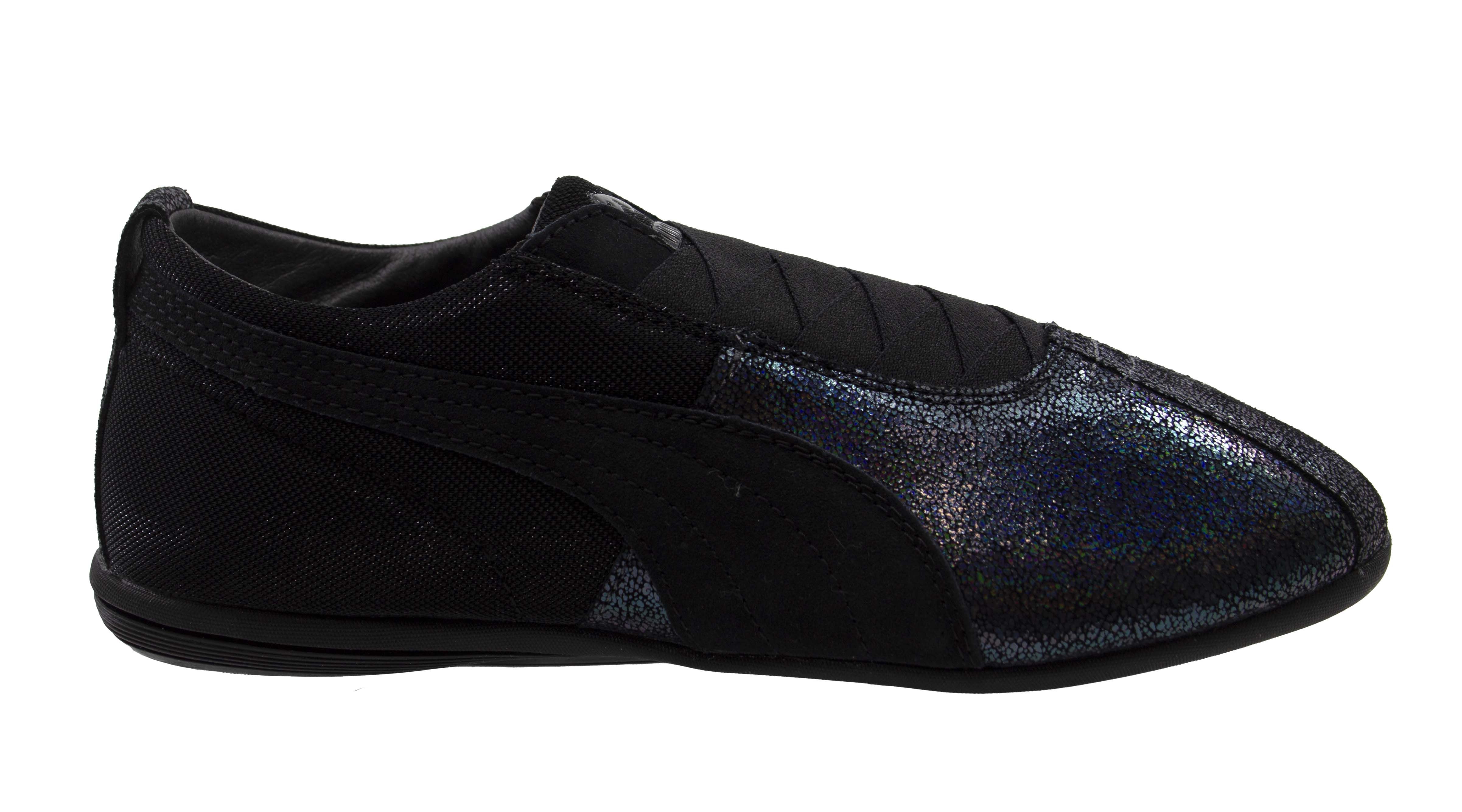 Puma Womens Eskiva Low Deep Summer Womens Slip On Leather Trainers ...