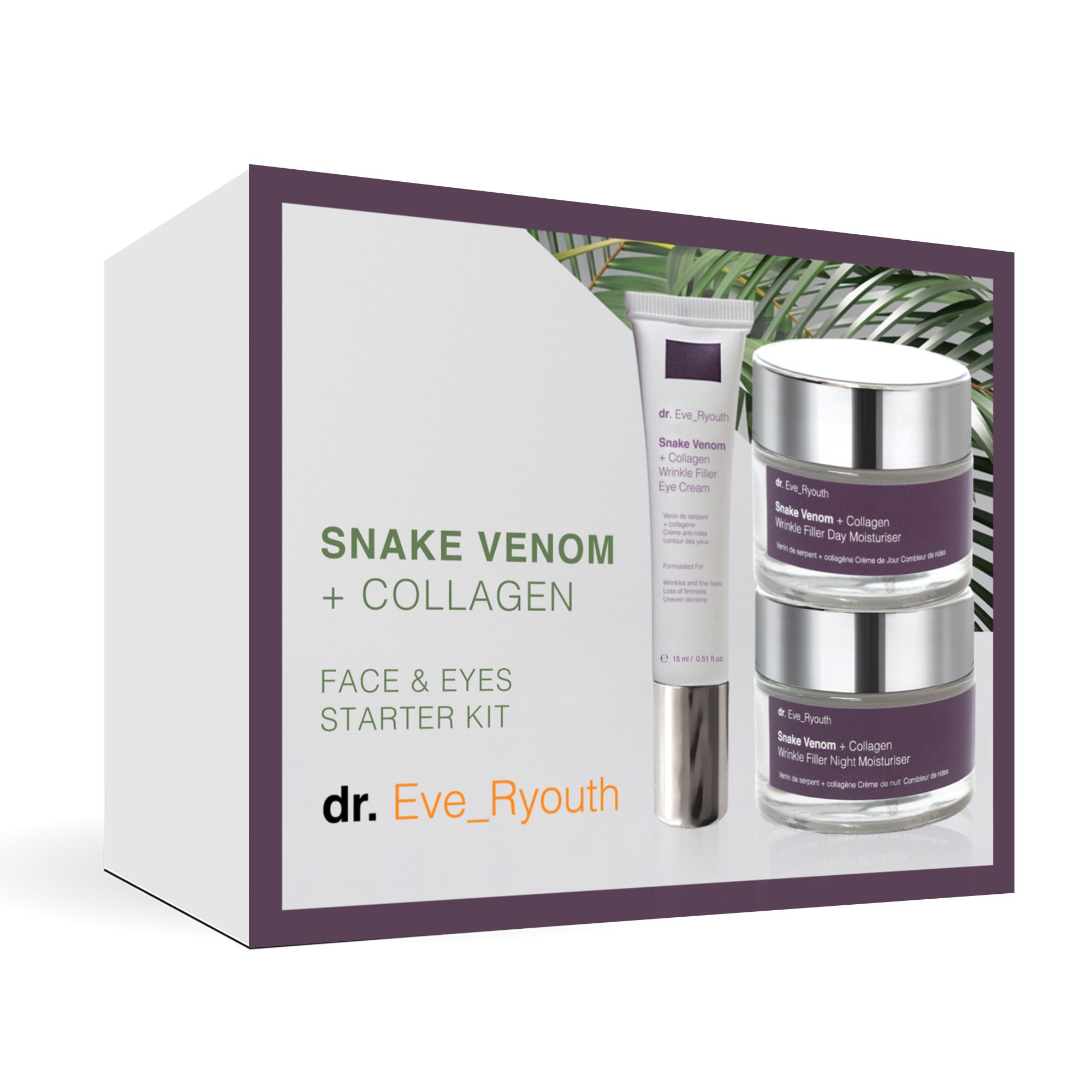 Dr Ever youth - Ultimate Wrinkle Filler Face & Eyes Starter Set ...