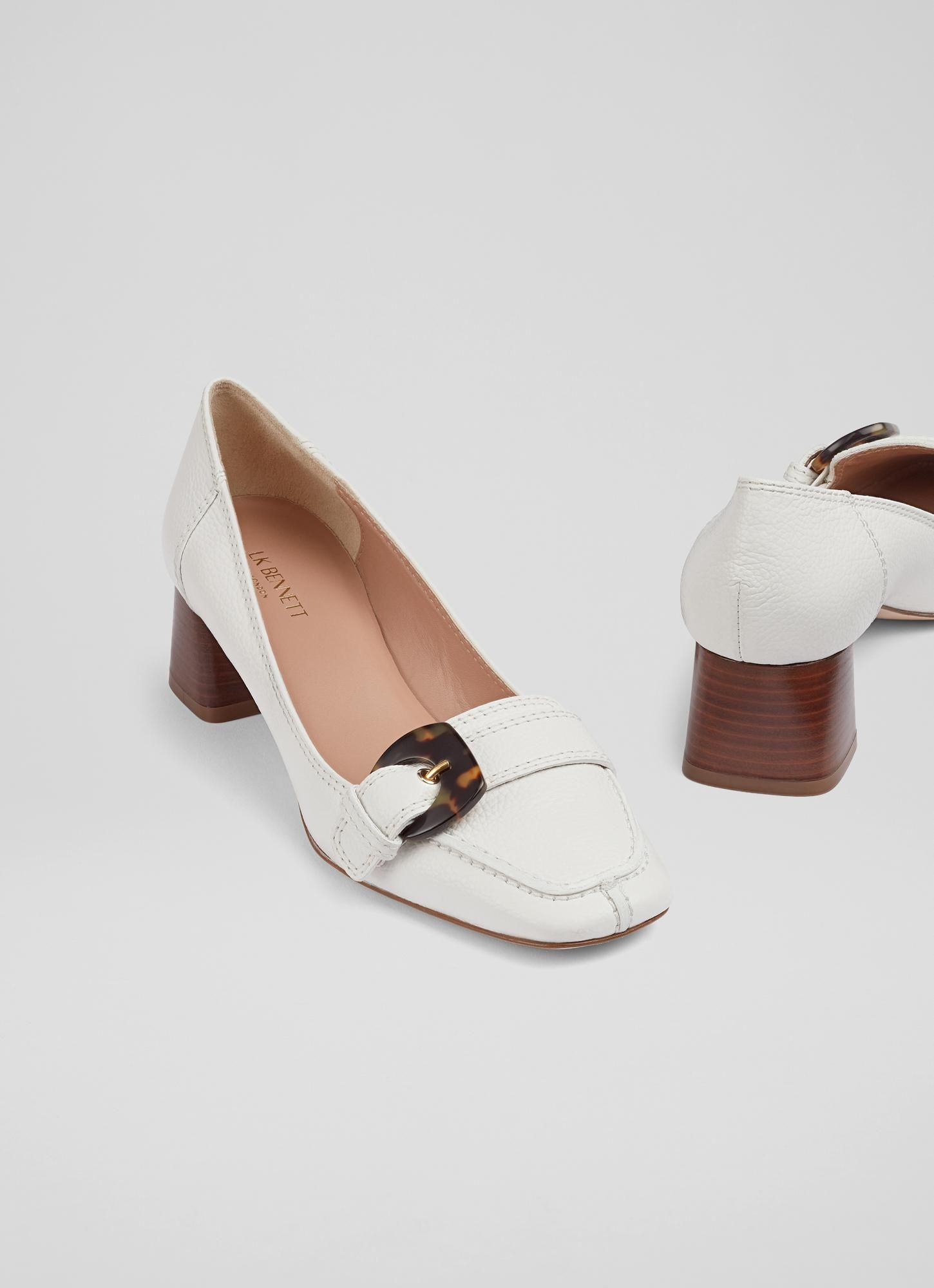 LK Bennett Felicia Closed Courts, Off White