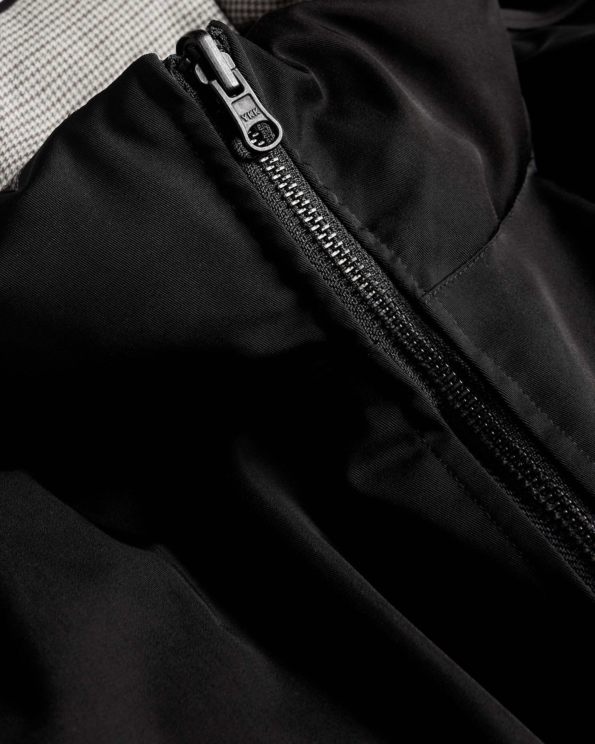 Ted Baker Earlish Reversible Wadded Funnel Neck Coat, Black