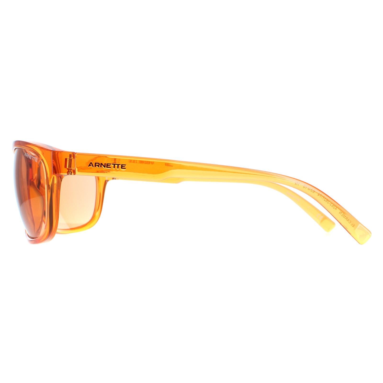 Arnette Wrap Mens Shiny Violet Dark Orange AN4263