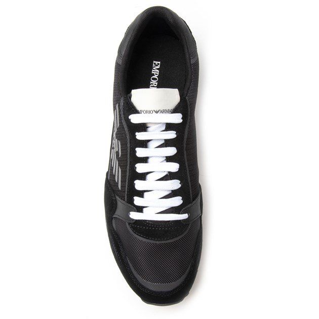 Men's Armani Trainers in Black