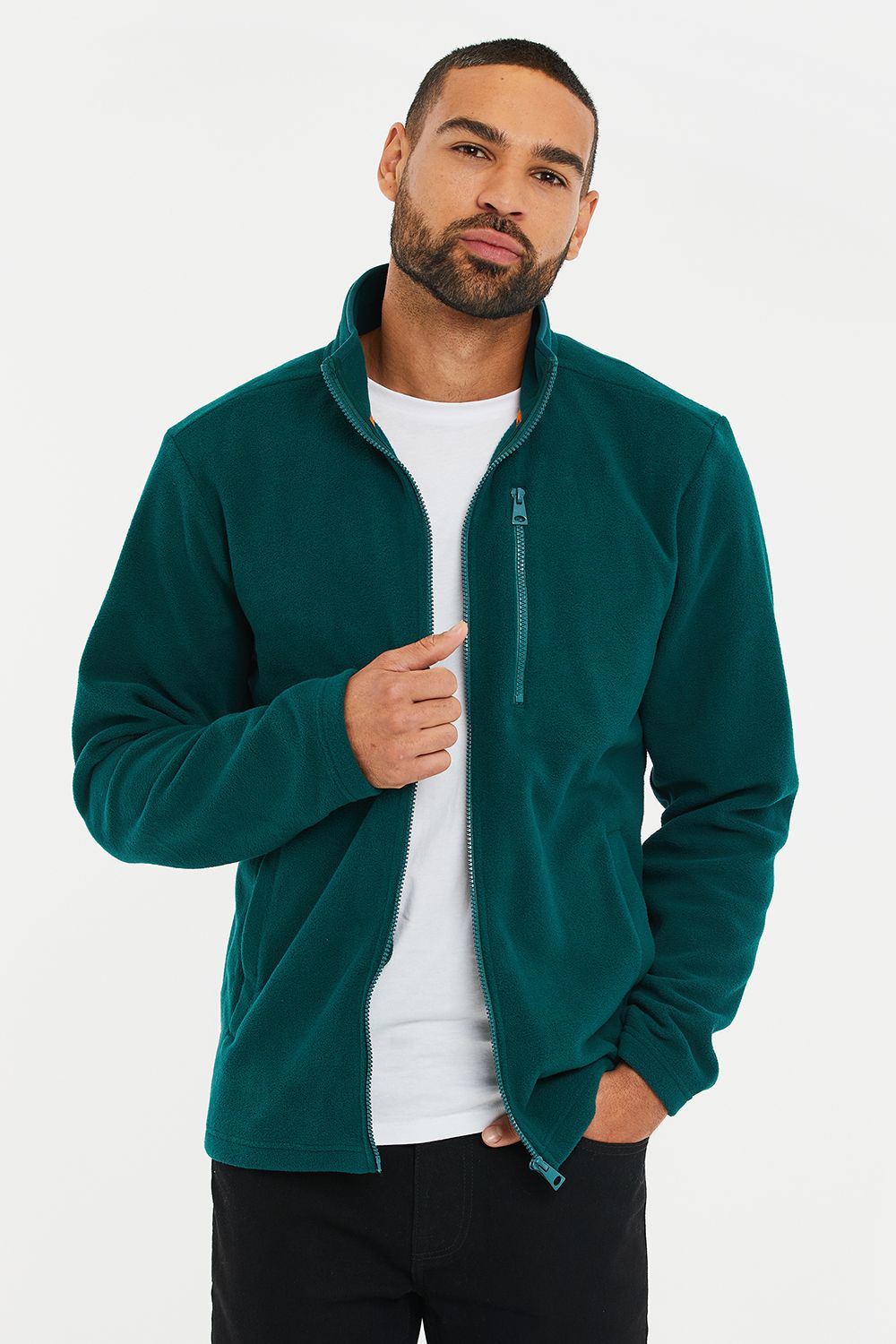 'Myers' Micro Fleece Zip Through Jacket