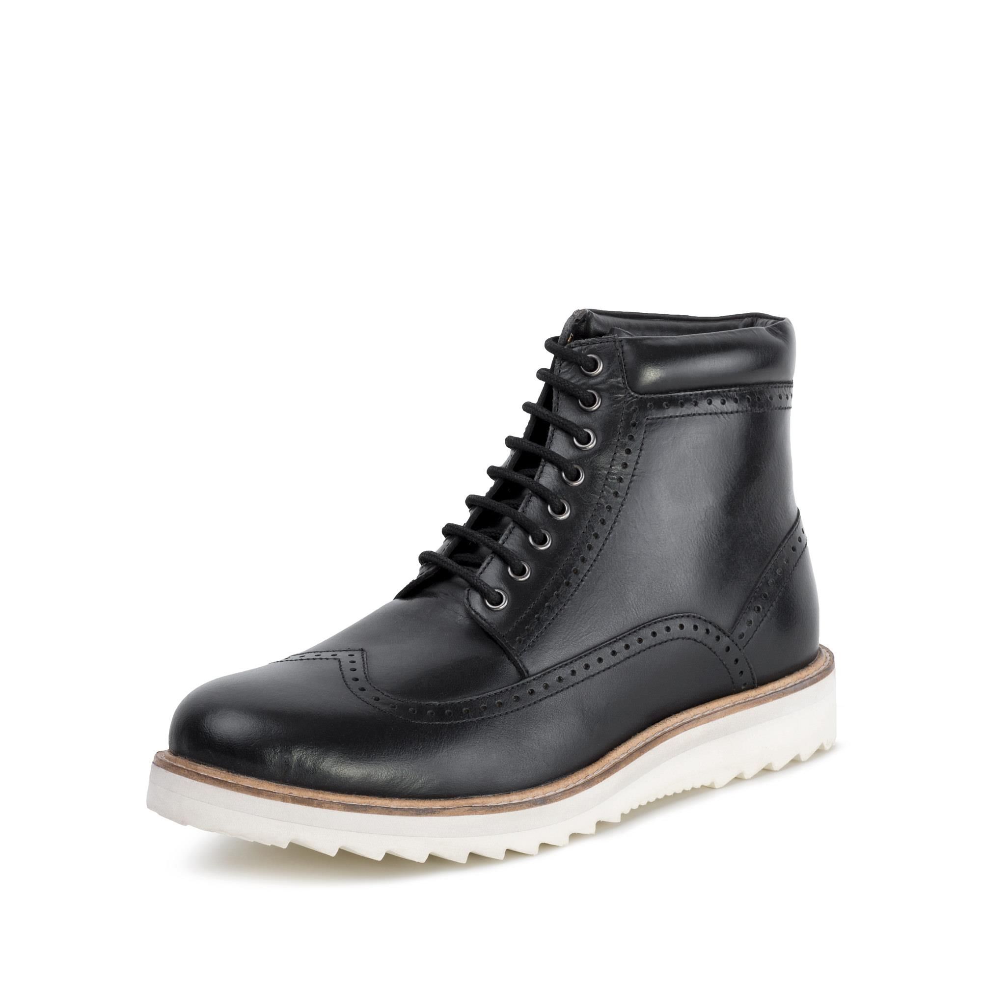 Redfoot Mens Redfoot Gareth Black Wedge Boot