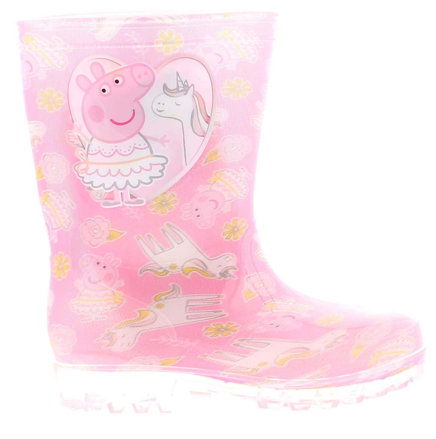 Peppa Pig Girls Wellies Infants Cao Slip On pink