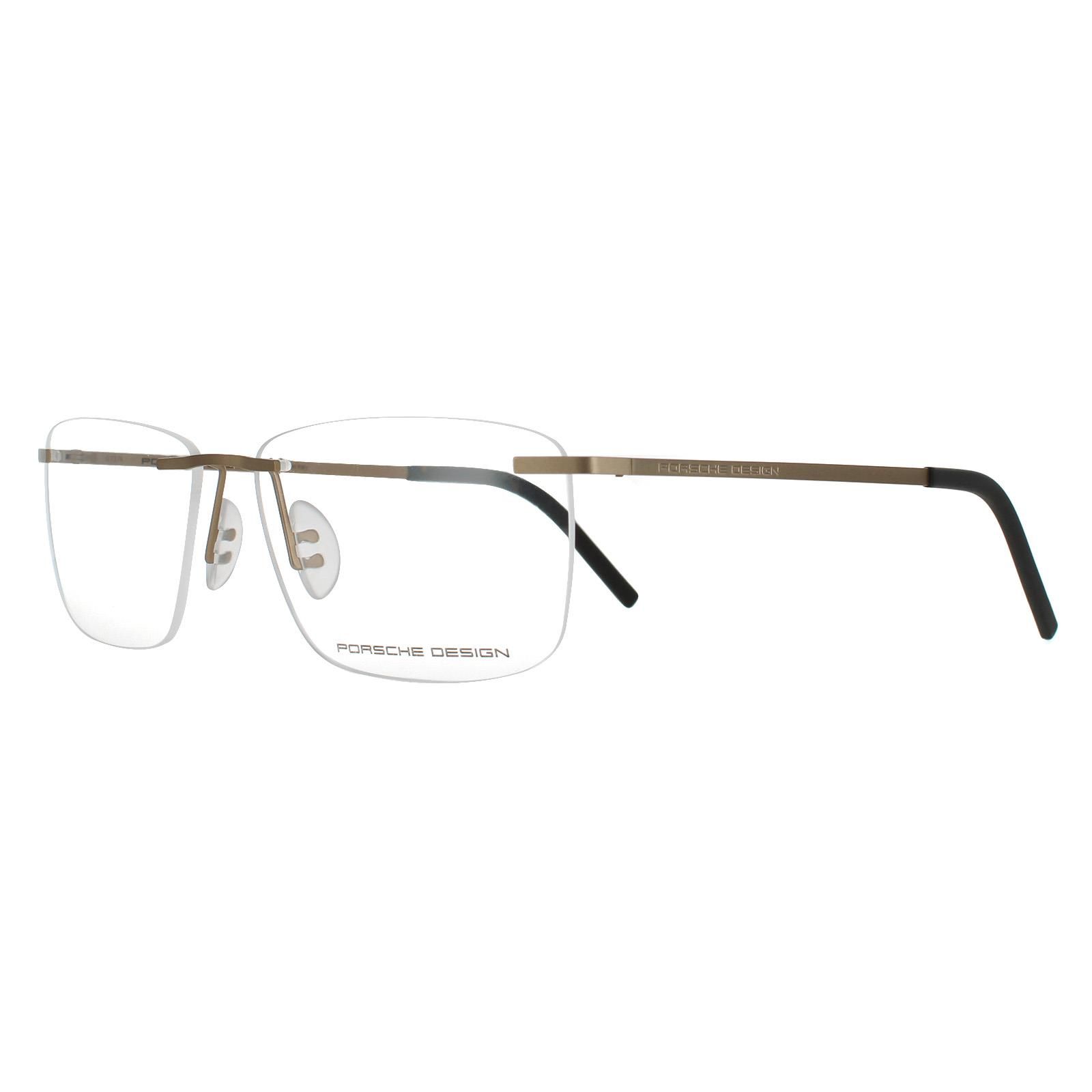 Porsche Design Rimless Mens Gold Glasses Frames
