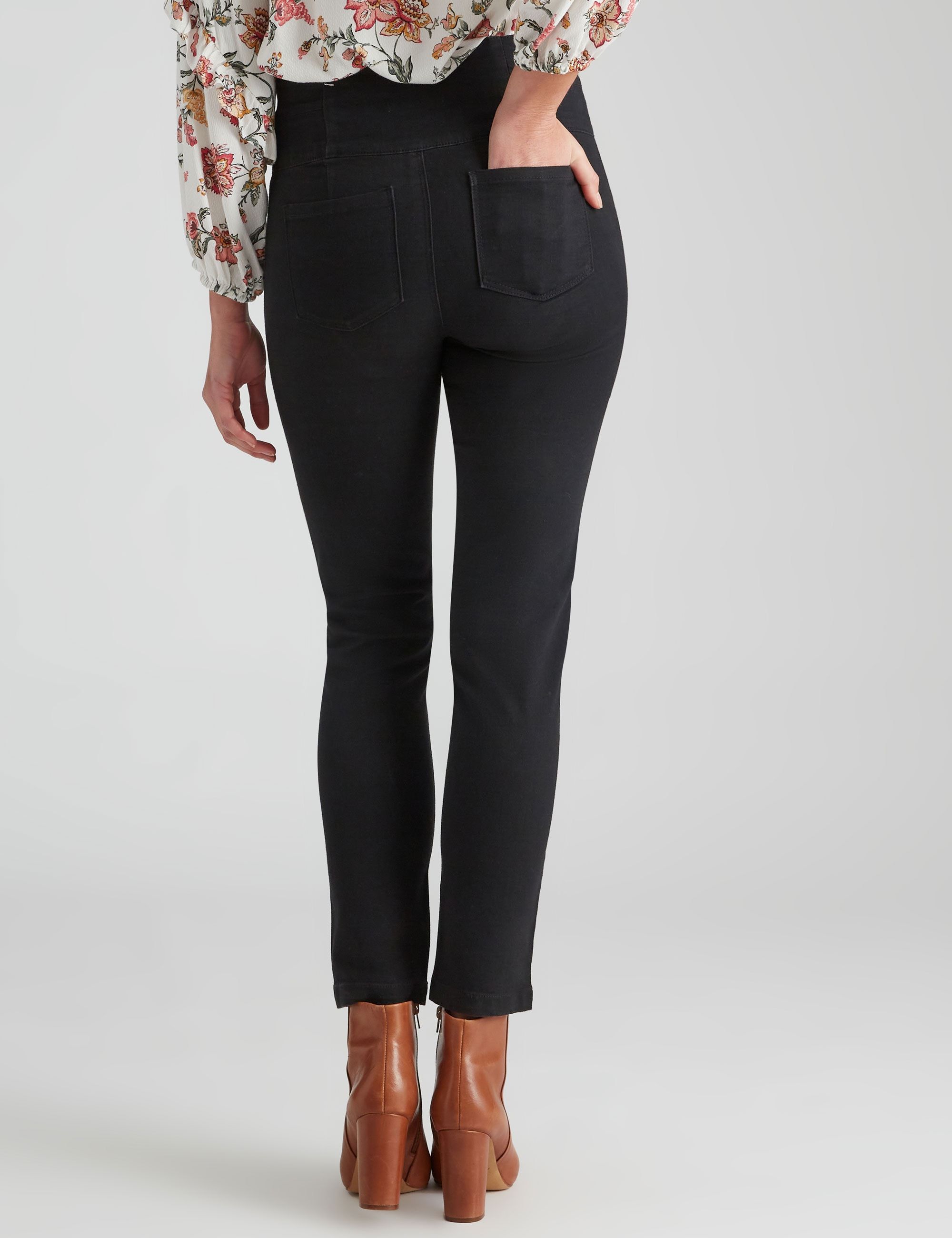 Womens Katies Full Length Denim Shape & Curve Jeans Black