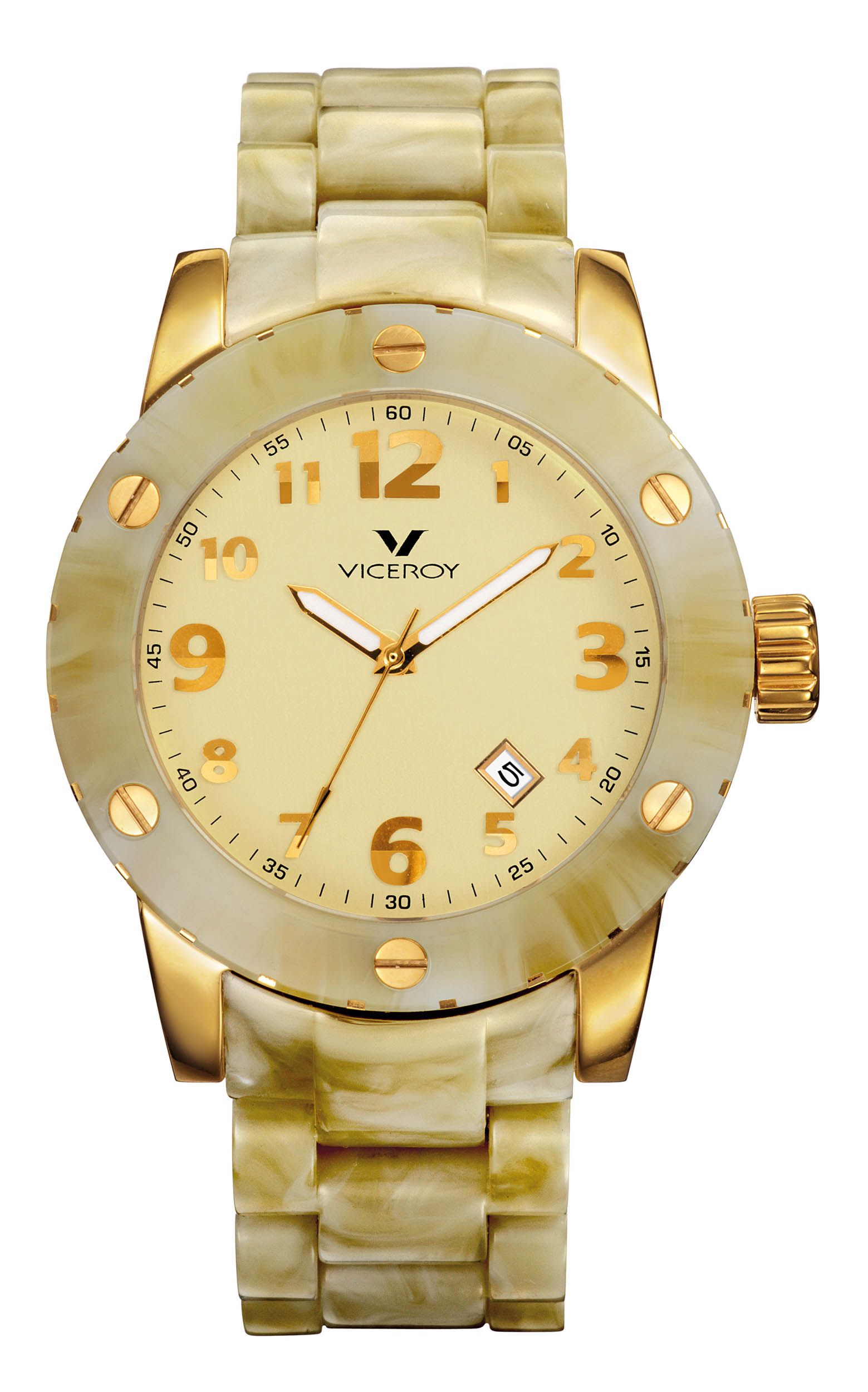 Viceroy: Men's CAREY Gold Watch..