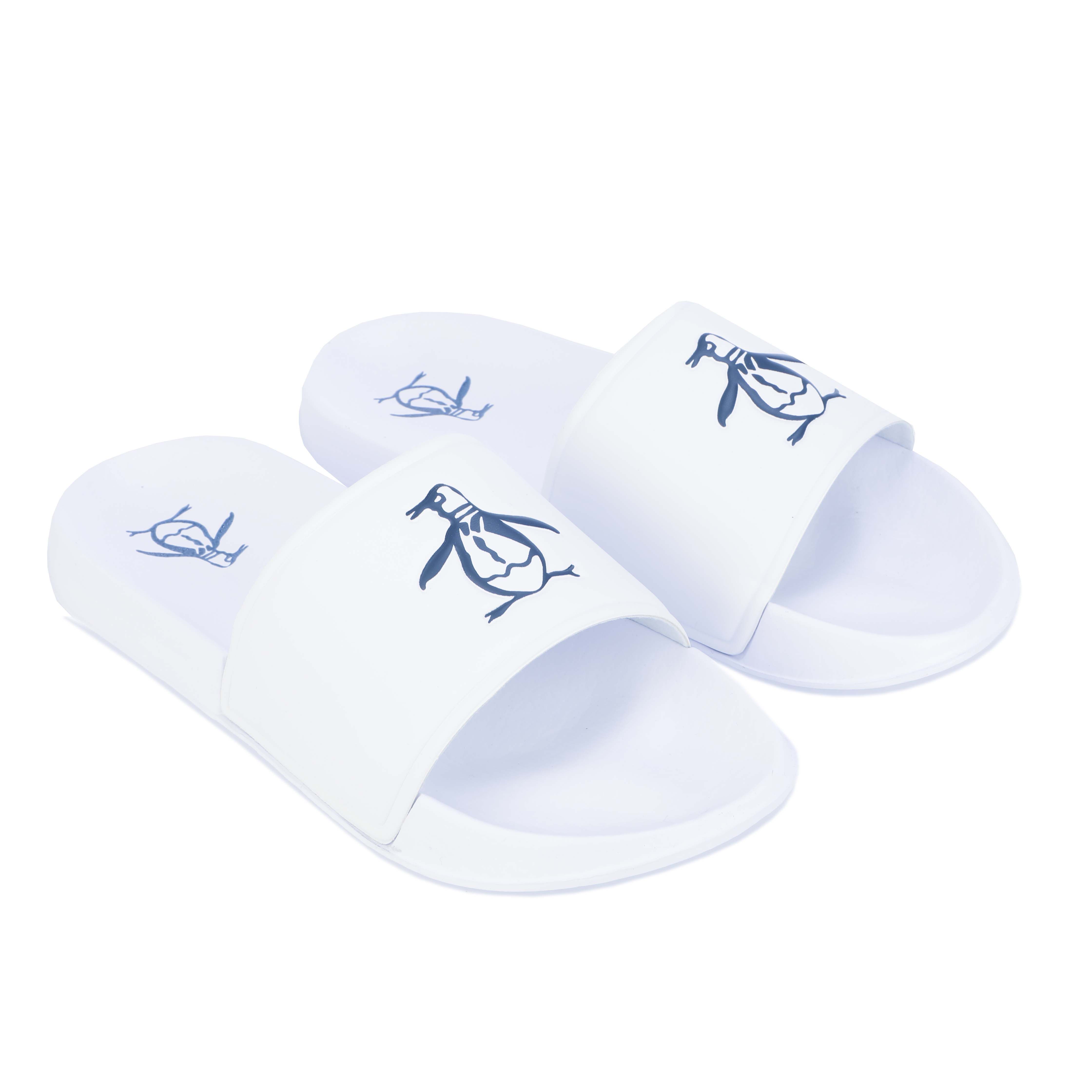 Men's Original Penguin Pier Pool Slider in White