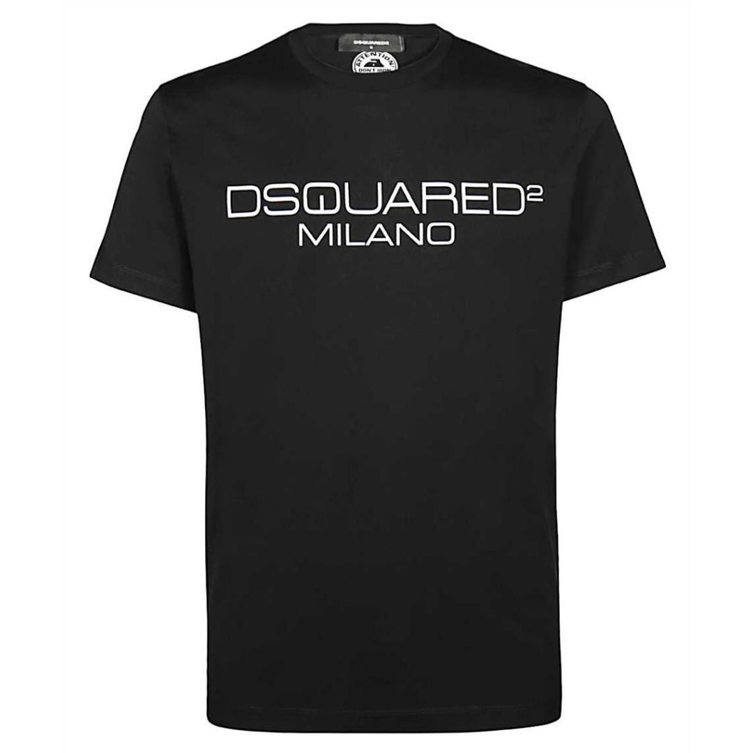 Dsquared2 Milano Logo Cool Fit Black T-Shirt