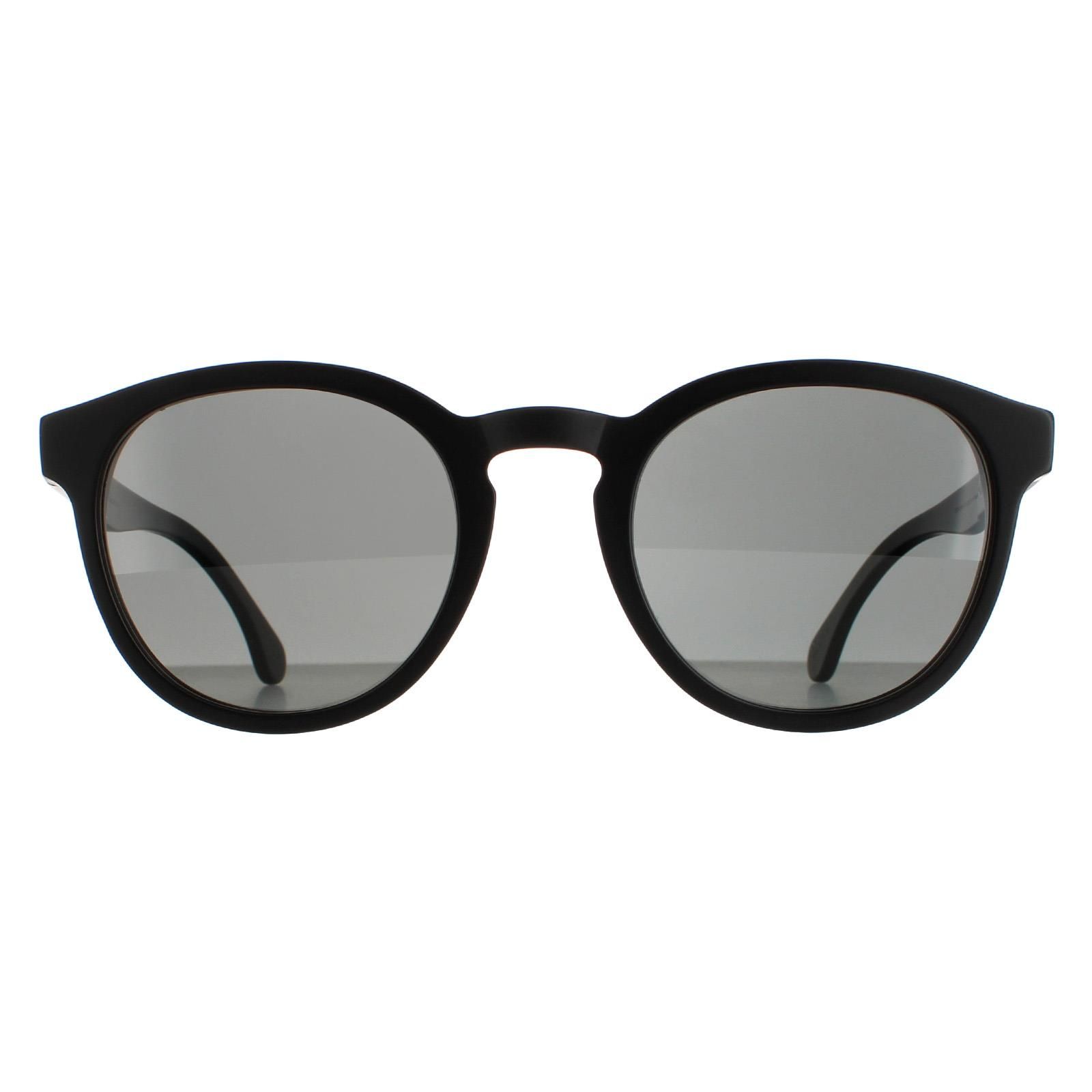 Paul Smith Round Womens Matte Black Grey Gradient PSSN056 Deeley
