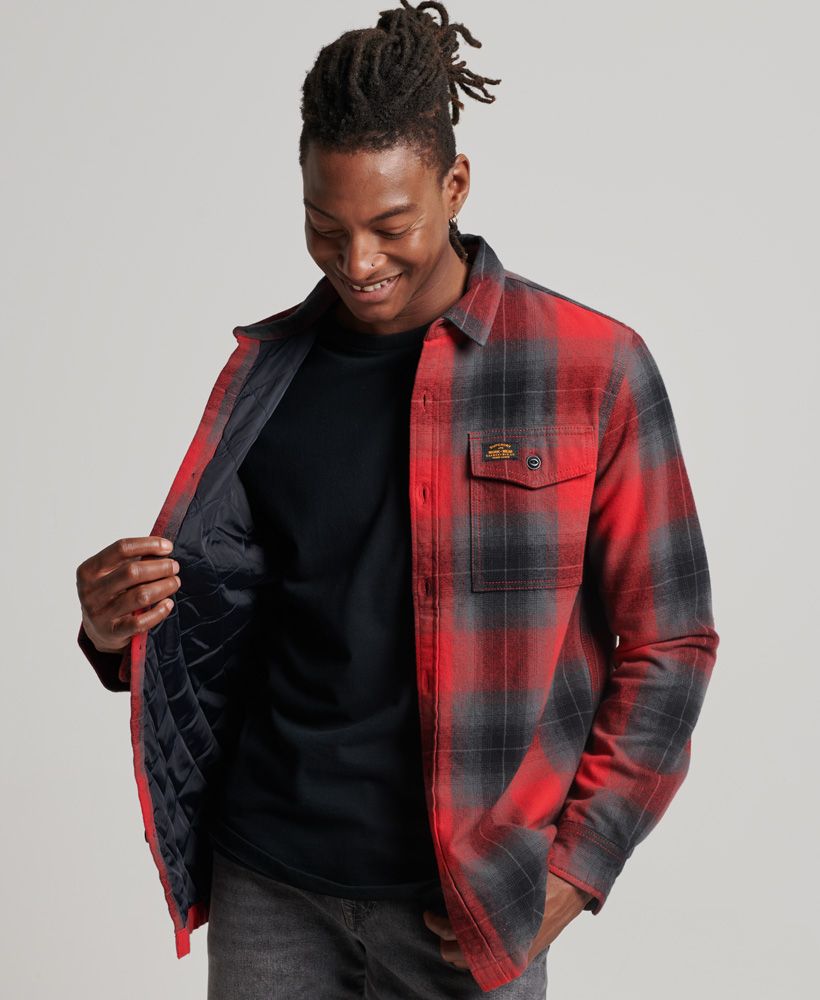 Superdry Quilted Check Overshirt
