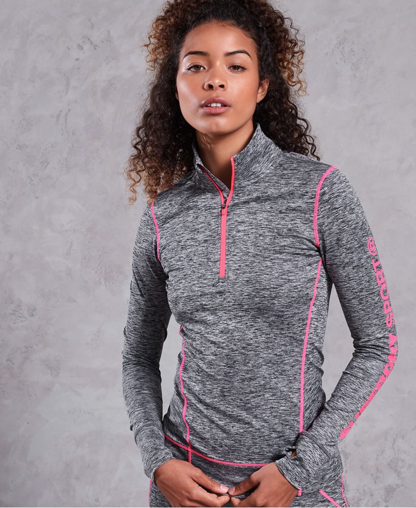 Superdry Performance Reflective Half Zip Top