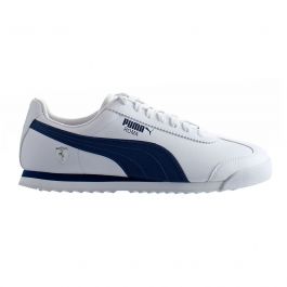 Puma Ferrari Style Roma White Mens Trainers