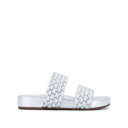 Dune Ladies LAYLOW Padded Woven Strap Sliders