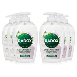 Radox Care+Moisturise Anti-bac Hand Wash 250ml, 6 Pack