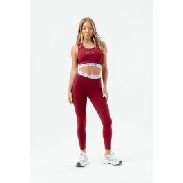 Hype Burgundy Womens Bralet Set
