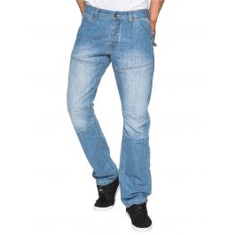 Enzo Men's Straight Fit Denim Jeans EZ243 Bleach