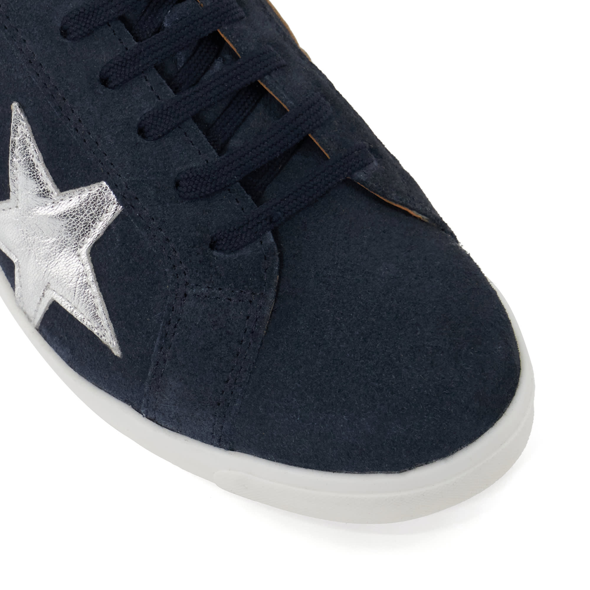 Dune Ladies EDRISS Star Motif Lace Up Trainers