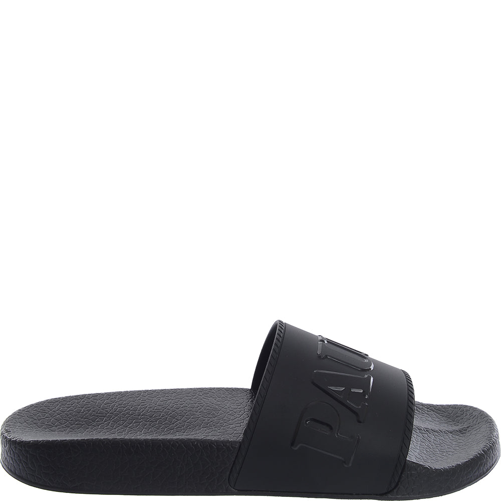 Mens Paul & Shark Yachting Sliders in Black