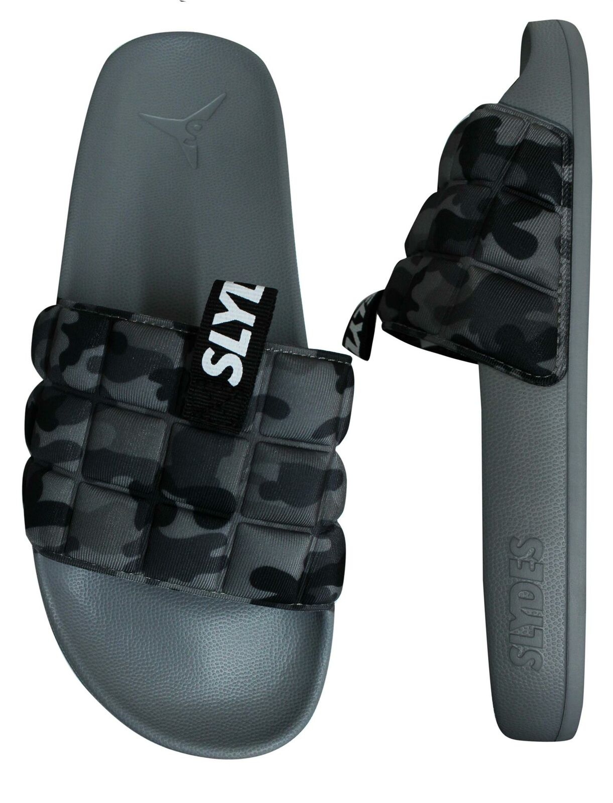 Slydes Fade Grey Mens Sliders